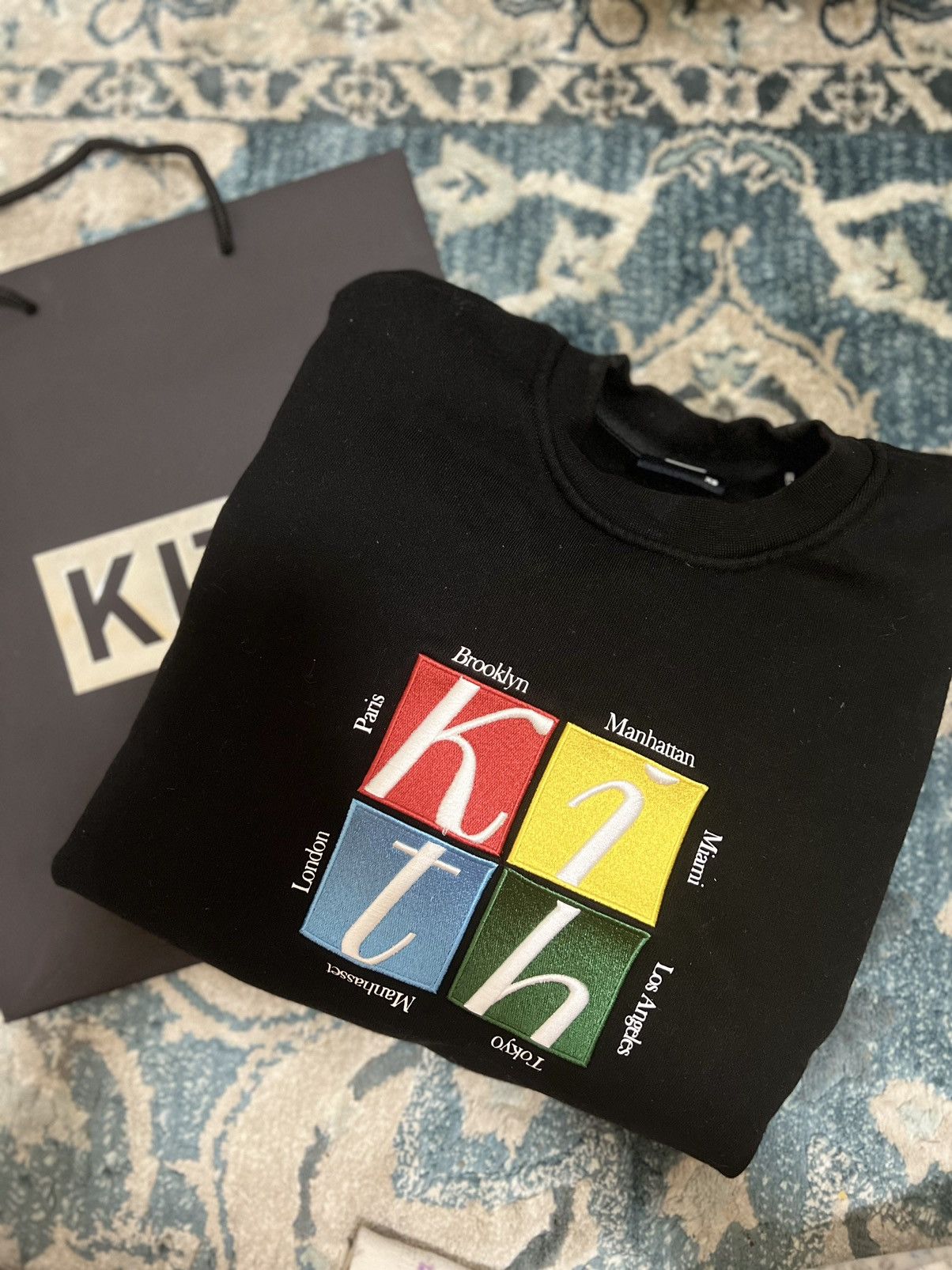 Vintage Vintage Deadstock Kith Global Sweater | Grailed