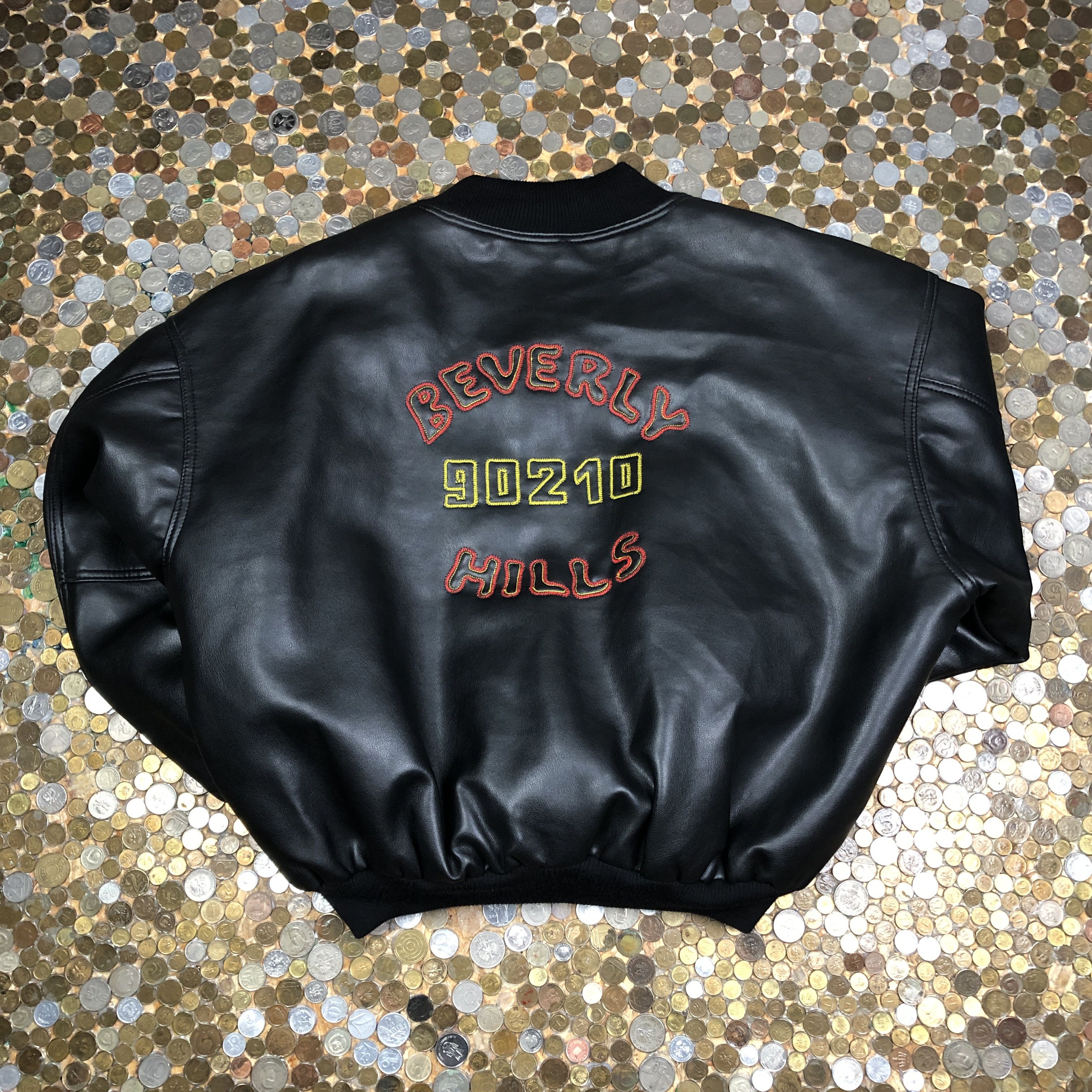 Vintage Vintage Beverly Hills 90210 Bomber Leather Jacket 90's | Grailed Vintage Vintage Beverly Hills 90210 Bomber Leather Jacket 90's | Grailed