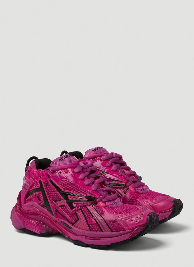 Balenciaga Runner Sneakers in Pink | Grailed