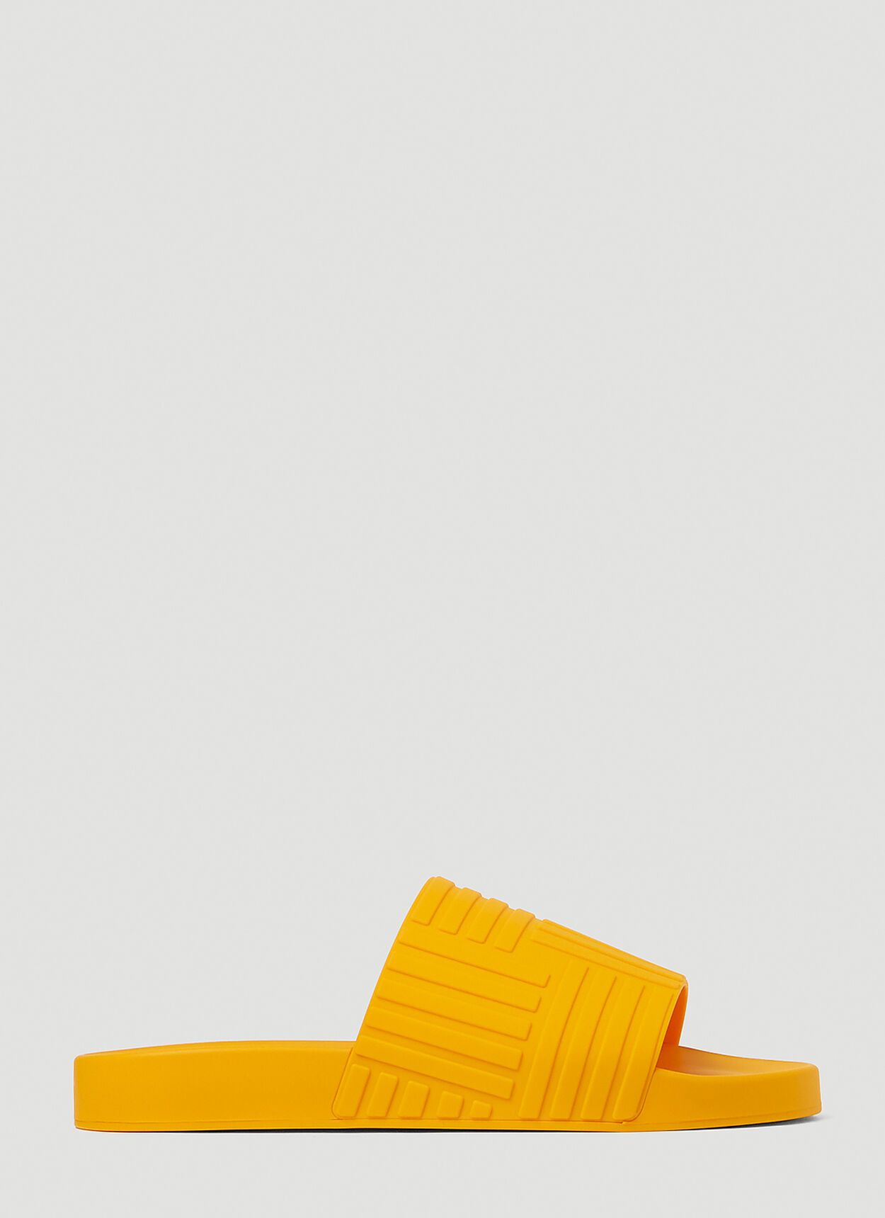 Bottega Veneta Rubber Carpet Slides in Orange | Grailed