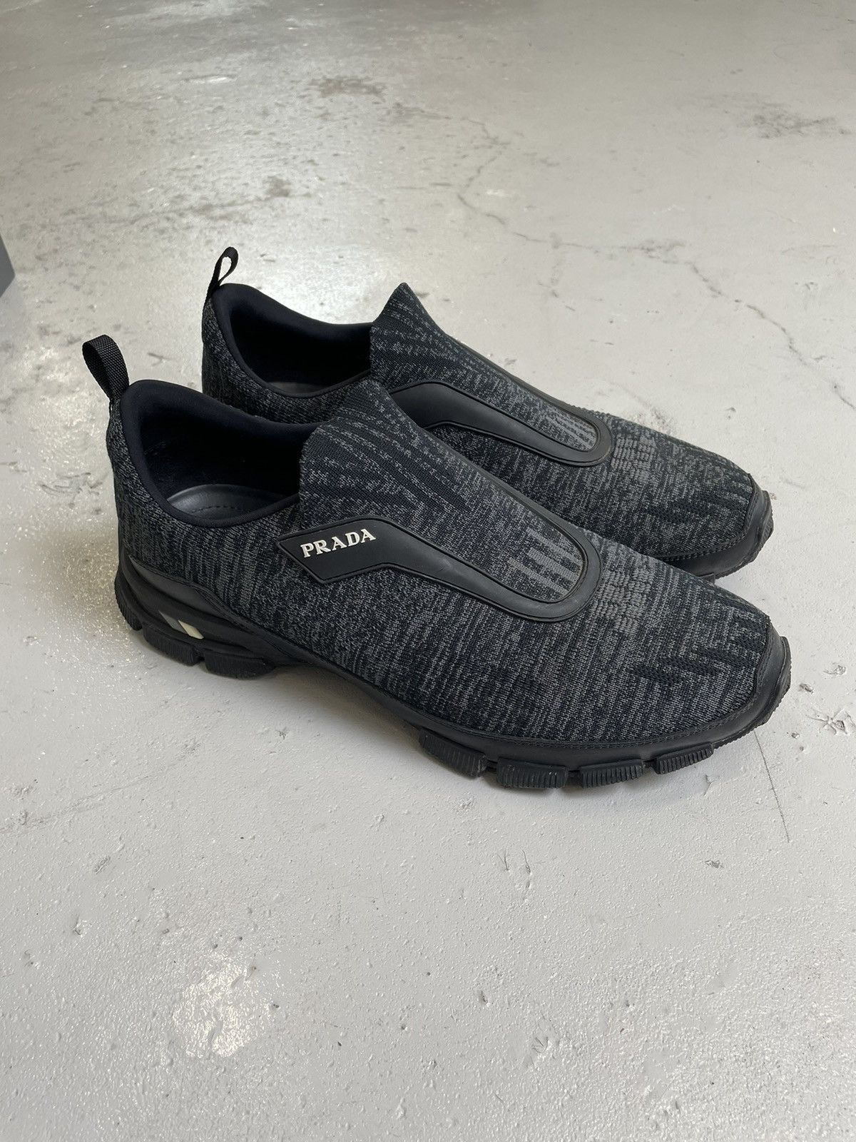 Prada Prada cross-section technical slip-on sneaker | Grailed
