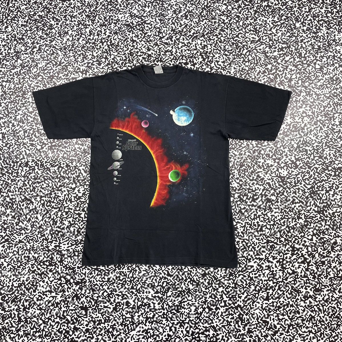 Vintage Vintage 90s Dynamic Solar System Art Science Air Space Tee ...