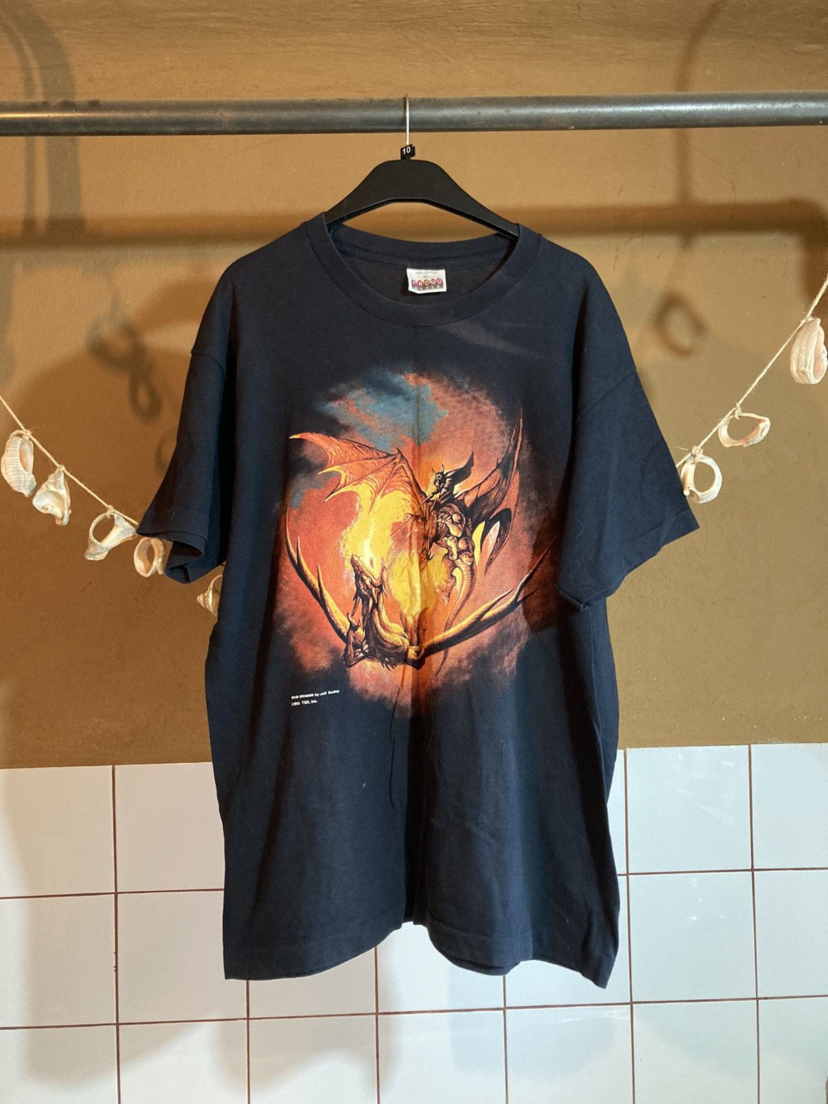 Band Tees × Japanese Brand × Vintage Vintage 1995 Dungeons and Dragons ...