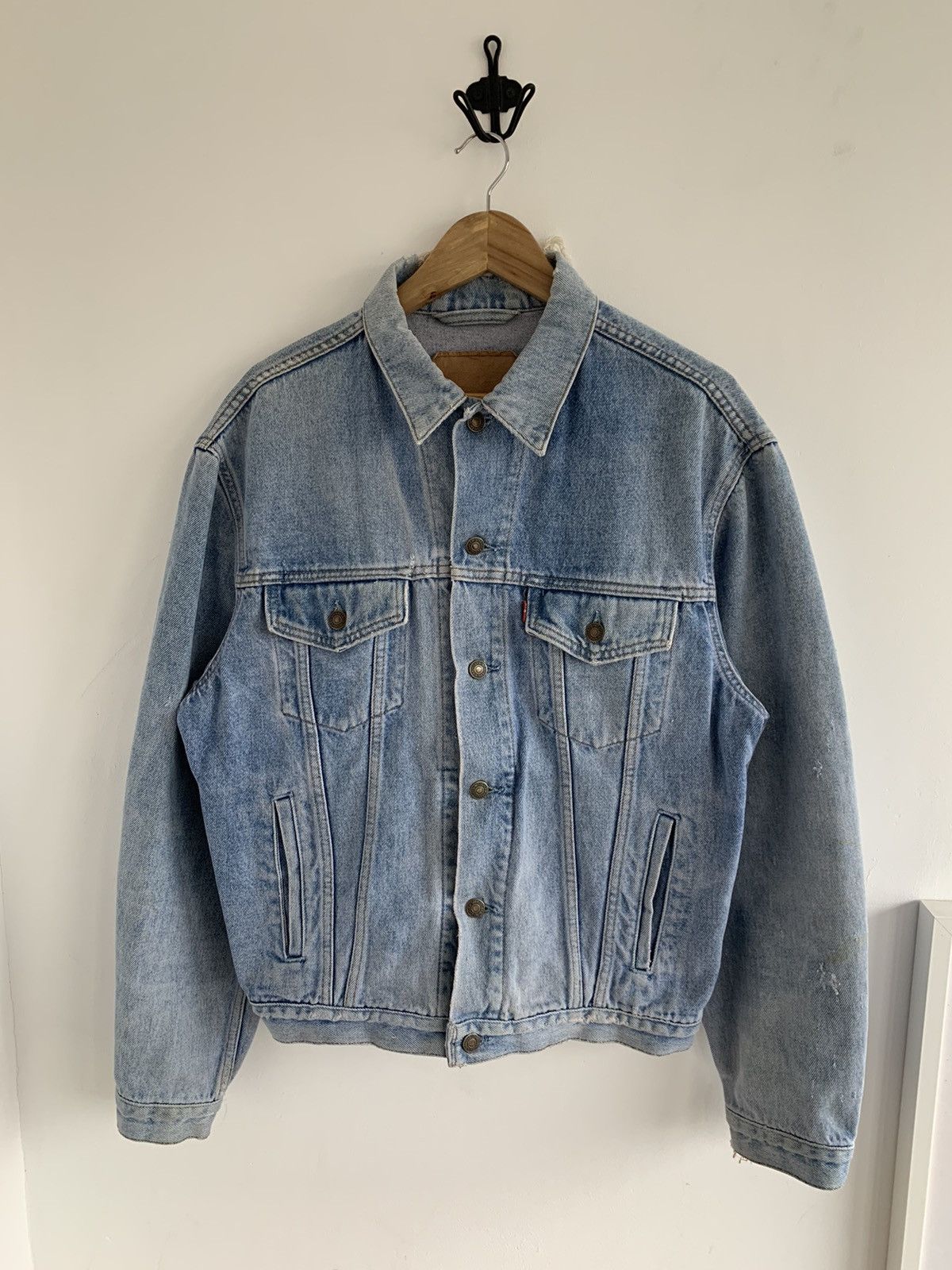 Levi's Vintage Trashed Distressed Levis Denim Jacket | Grailed