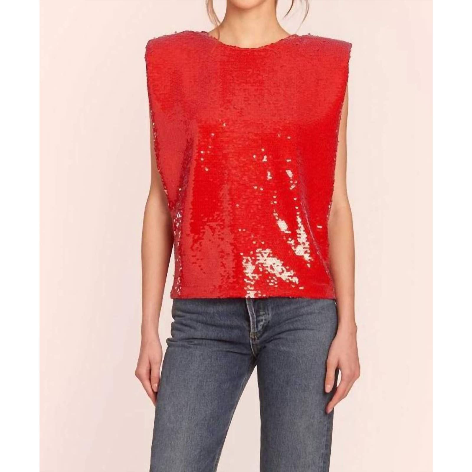 Amanda Uprichard Berk Top In Ruby | Grailed
