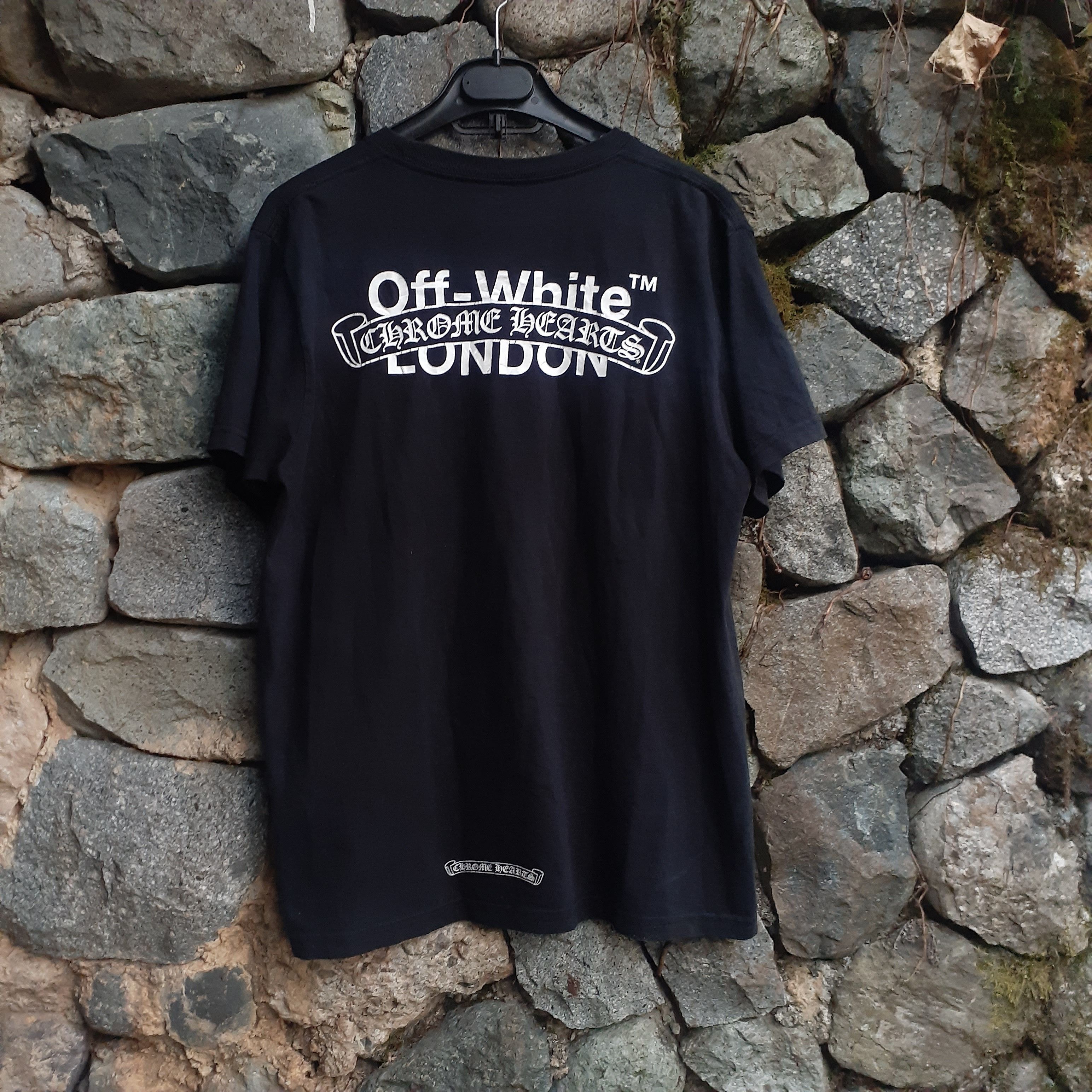 Chrome Hearts × Off-White London pocket tee | Grailed