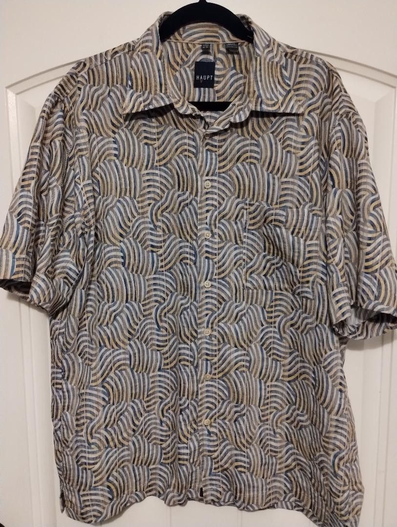 Haupt Vintage Haupt Button Front Short Sleeve Shirt | Grailed