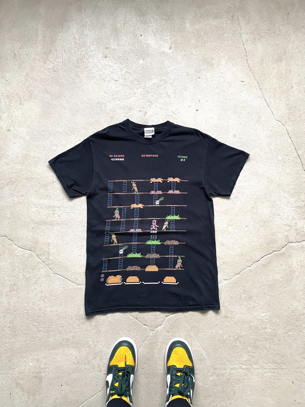 Marvel Comics × Vintage Vintage 2000s Marvel Deadpool Tee Shirt Movie ...