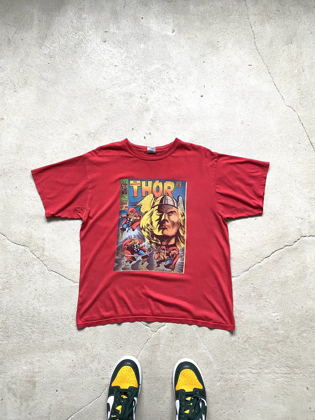Marvel Comics × Movie × Vintage Vintage 2000s Marvel Thor Tee Shirt ...