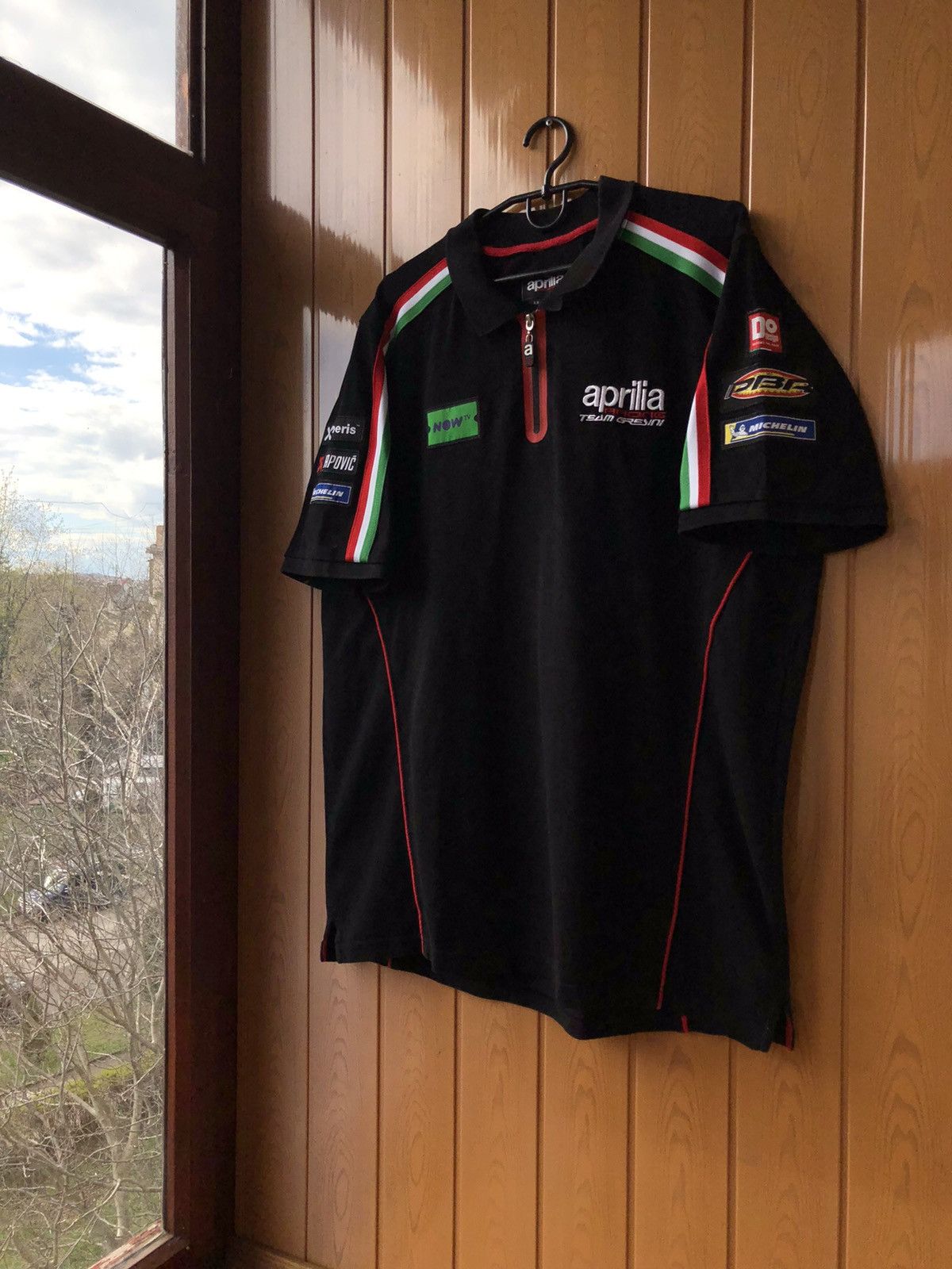 Vintage Aprilia Moto Racing Team Michelin Polo Shirt Vintage | Grailed