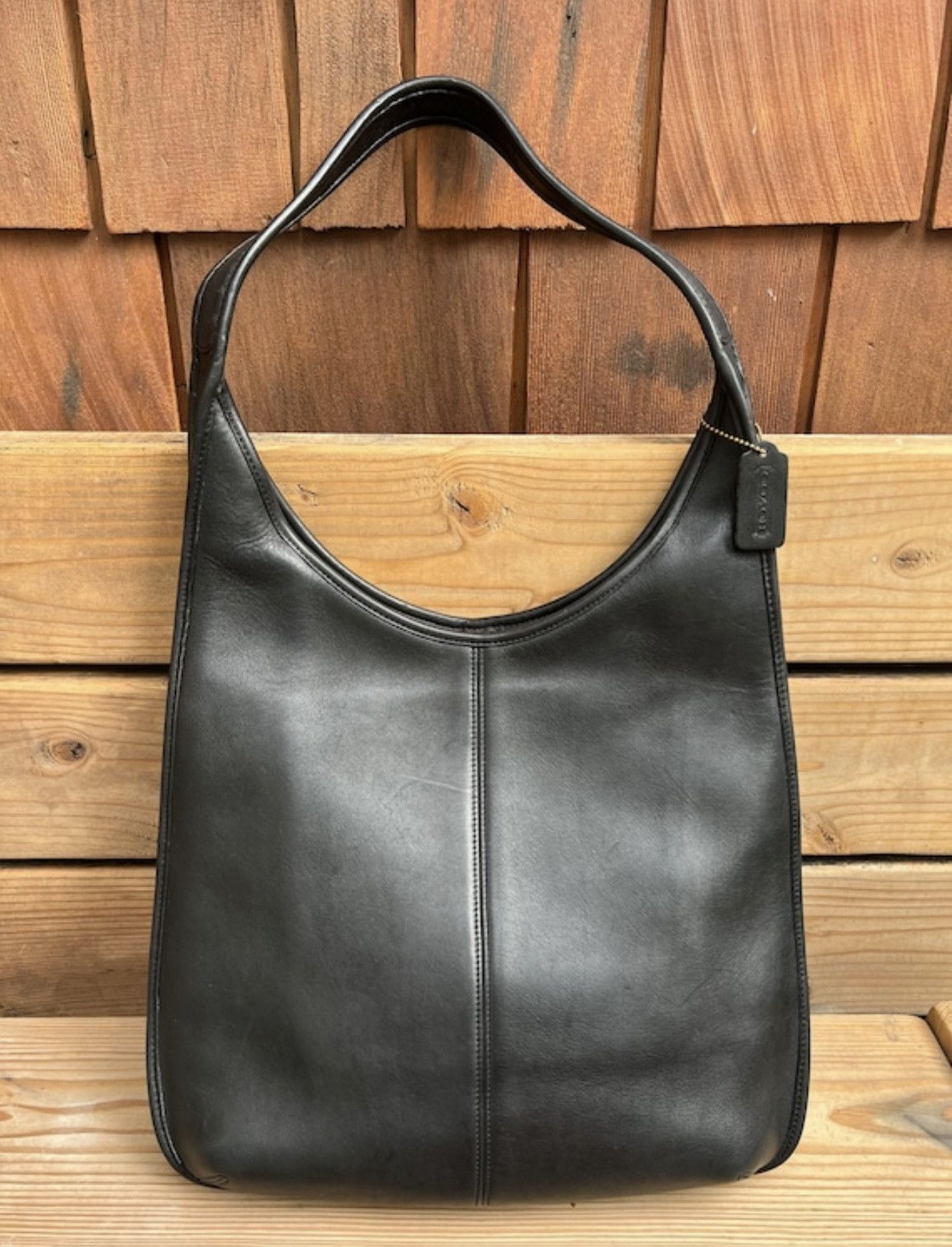 Coach × Vintage Rare XL vintage Coach Ergo Hobo bag 9026, black | Grailed