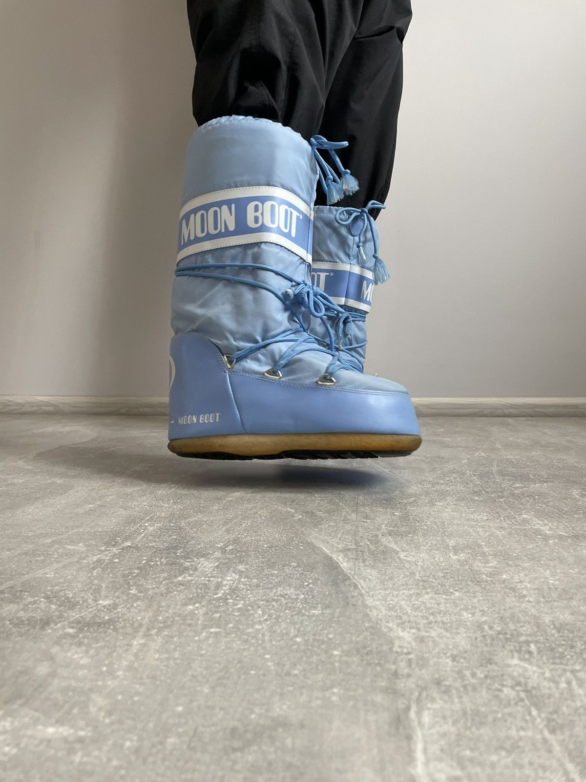 Avant Garde × Japanese Brand × Moon Boot Baby blue Moon boot fur roxy ...