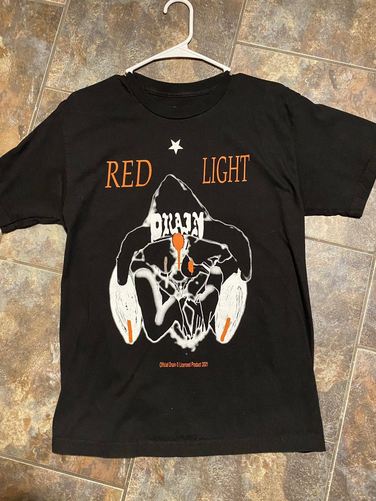 Drain Gang Drain gang red light tee | Grailed