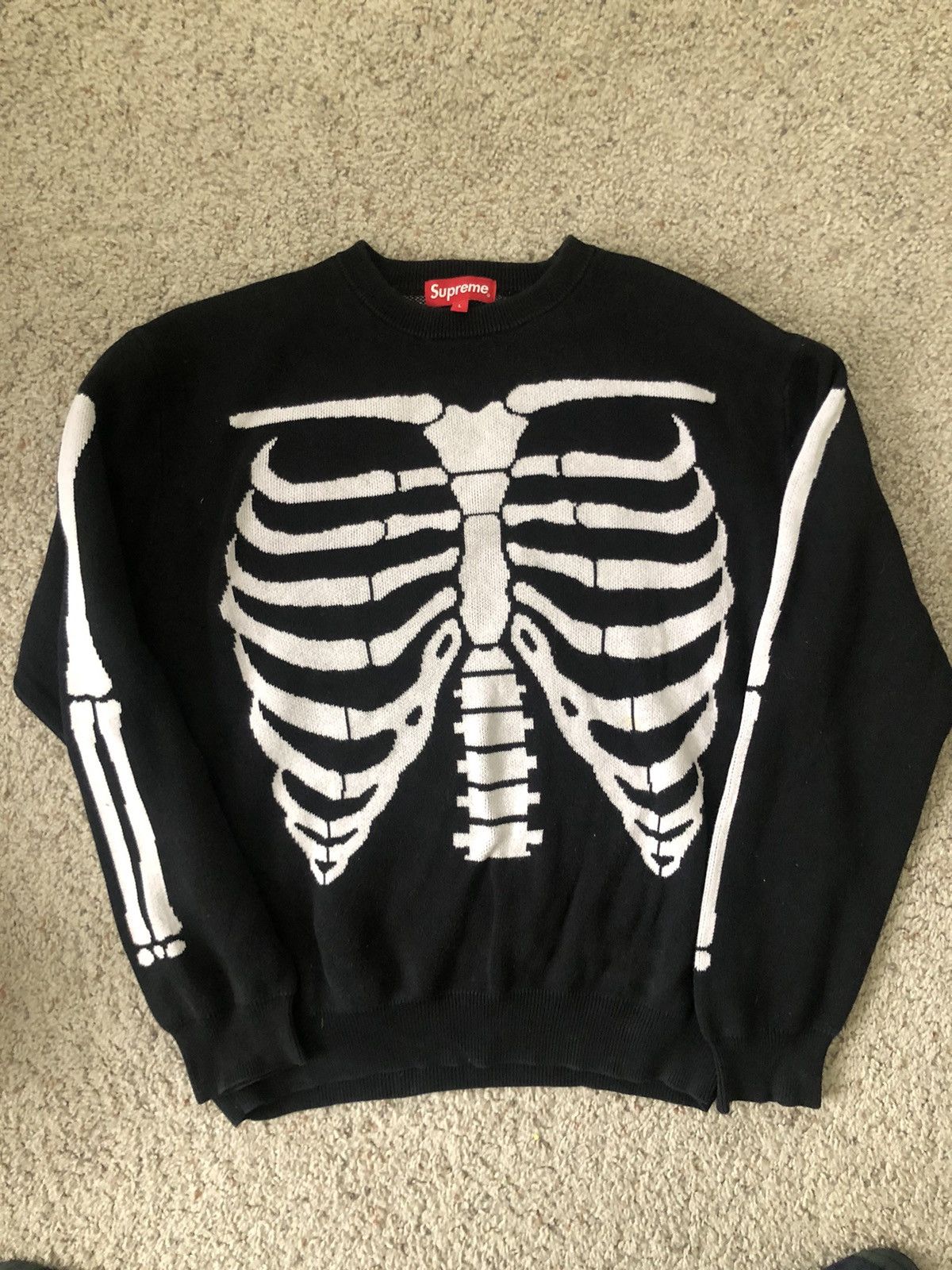 Supreme Skeleton Sweater | Grailed