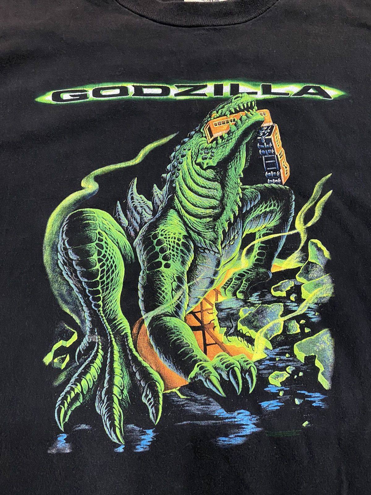 Streetwear × Vintage Vintage Godzilla Tee | Grailed