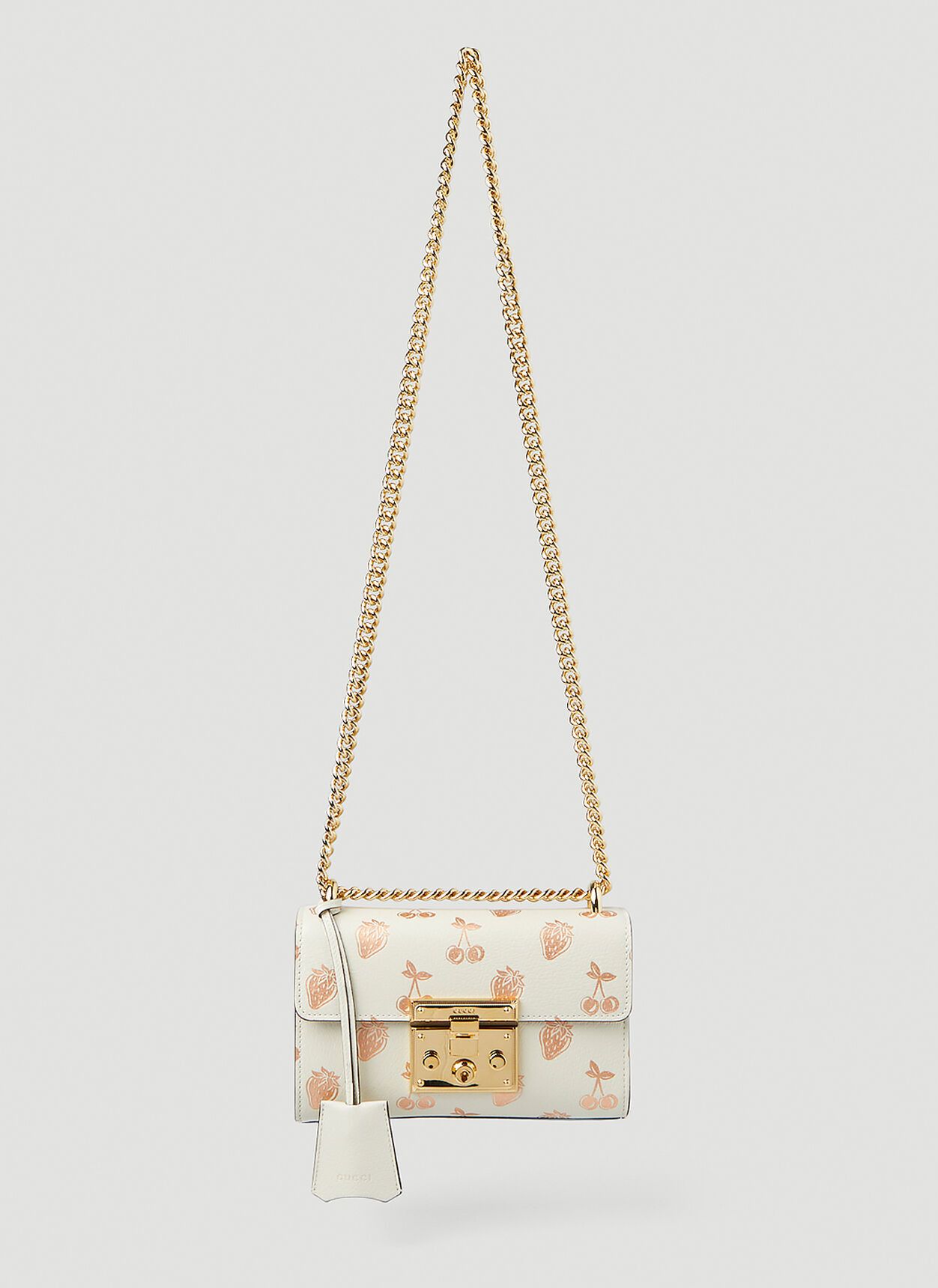 Gucci Berry Padlock Small Shoulder Bag in White | Grailed