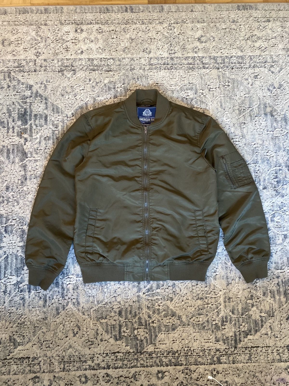 Vintage Vintage Green Bomber | Grailed