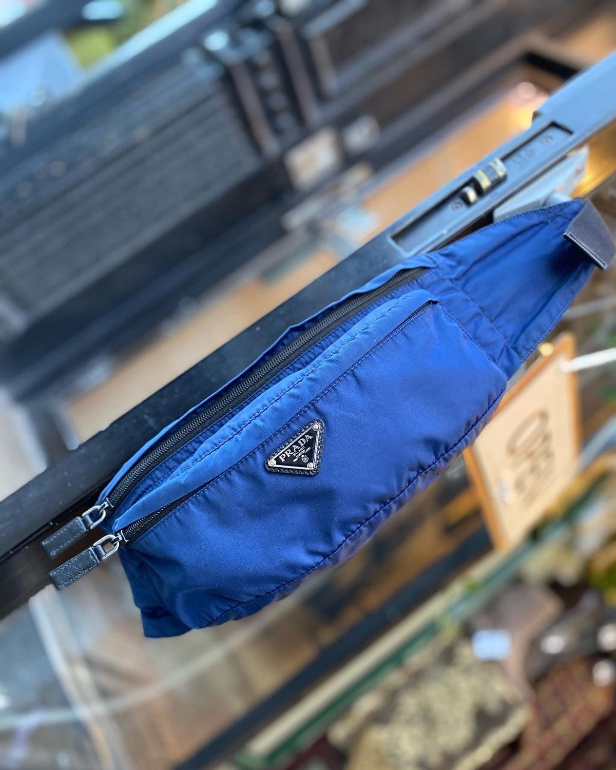 Prada PRADA - Royal Blue Nylon Waist Bag 👑 💙 | Grailed