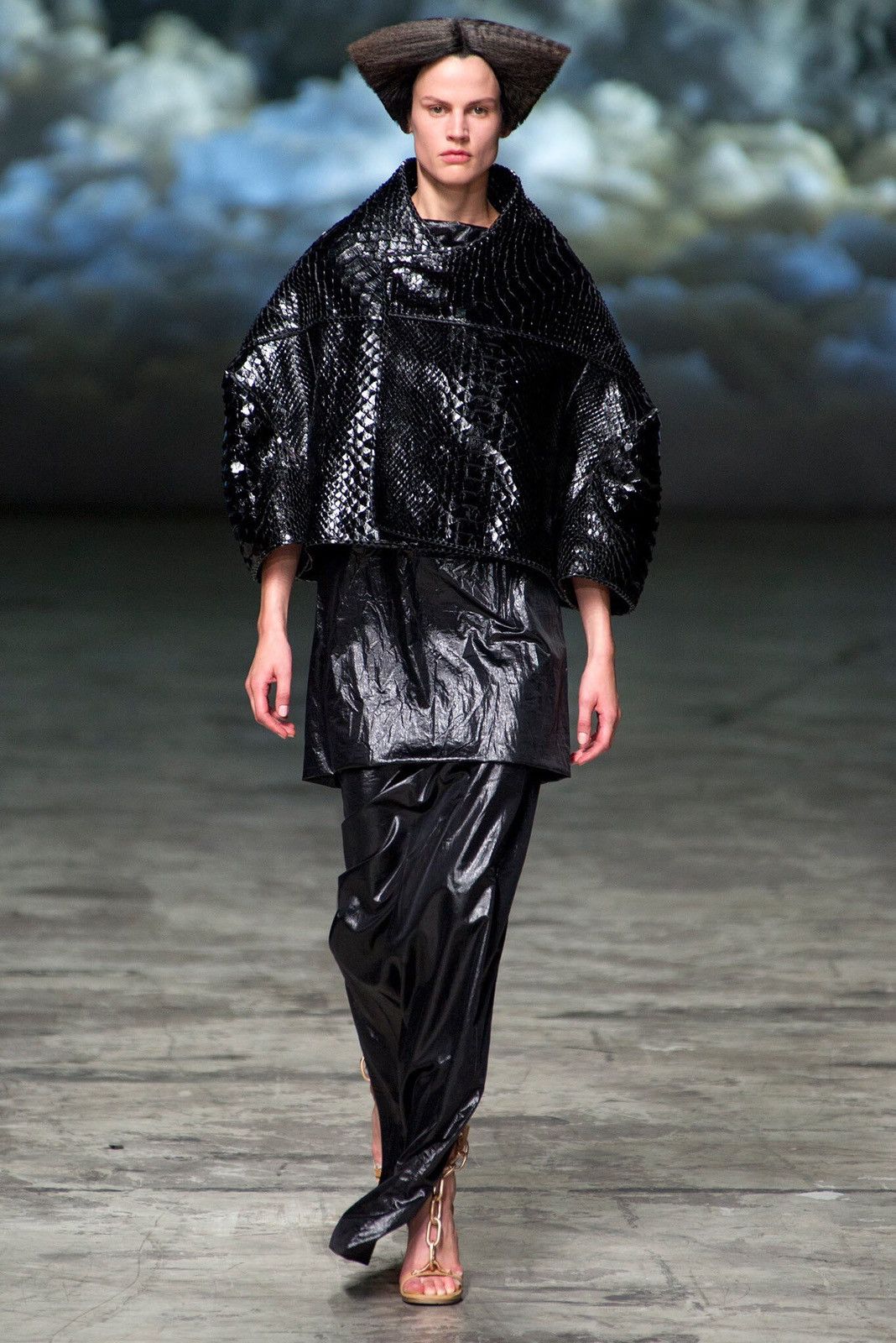 Rick Owens Rick Owens HUN “ISLAND” 2013 ss Indonesian Python jacket ...