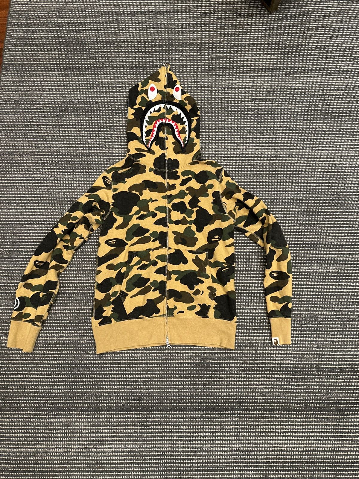 Bape BAPE Zip Up shark hoodie | Grailed