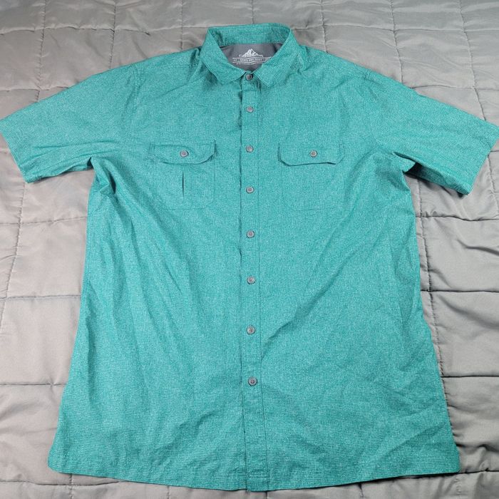 Croft & Barrow Croft & Barrow Shirt Mens Large Tall Green Quick Dry ... Croft & Barrow Croft & Barrow Shirt Mens Large Tall Green Quick Dry ...