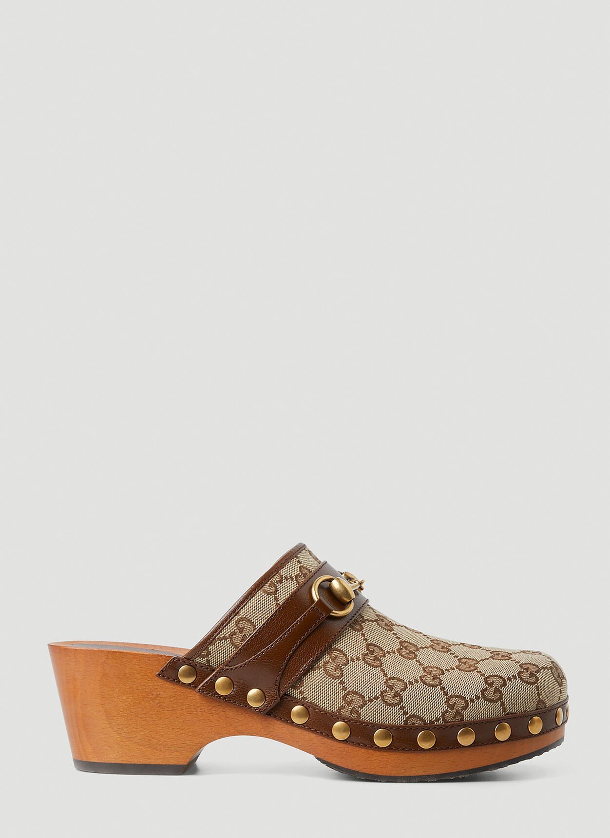 Gucci GG Jacquard Clogs in Beige | Grailed