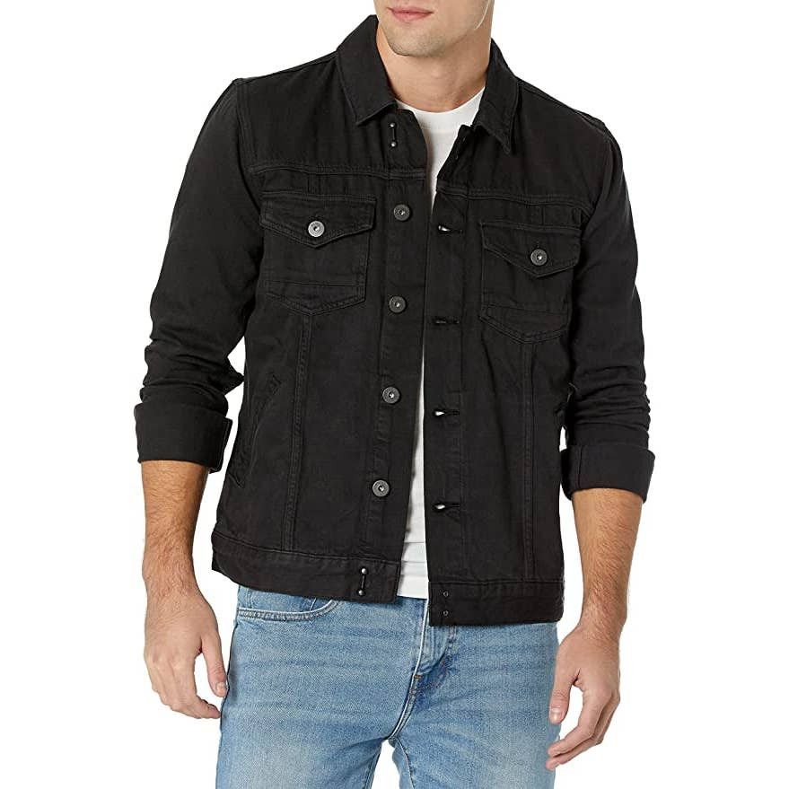 Paige Paige Scout Denim Jacket Medium Black Vintage Raven | Grailed