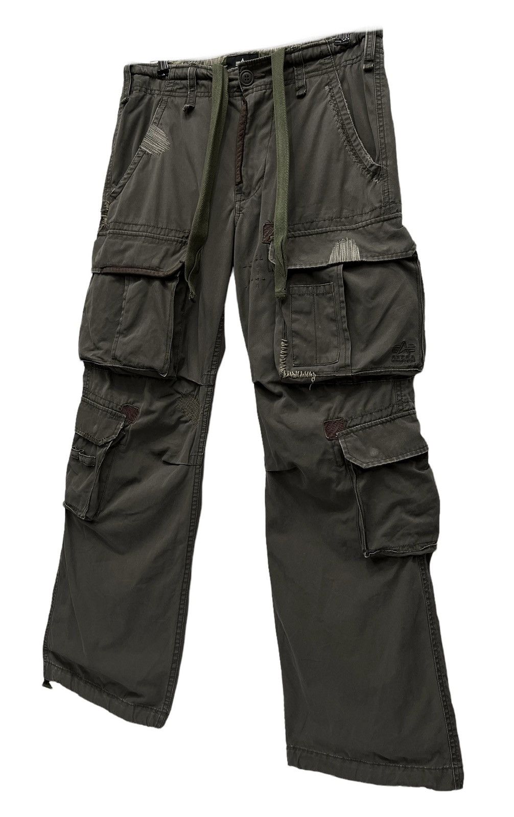 Military × Streetwear 🔥Military Street Fashion Multipocket Bartack ...