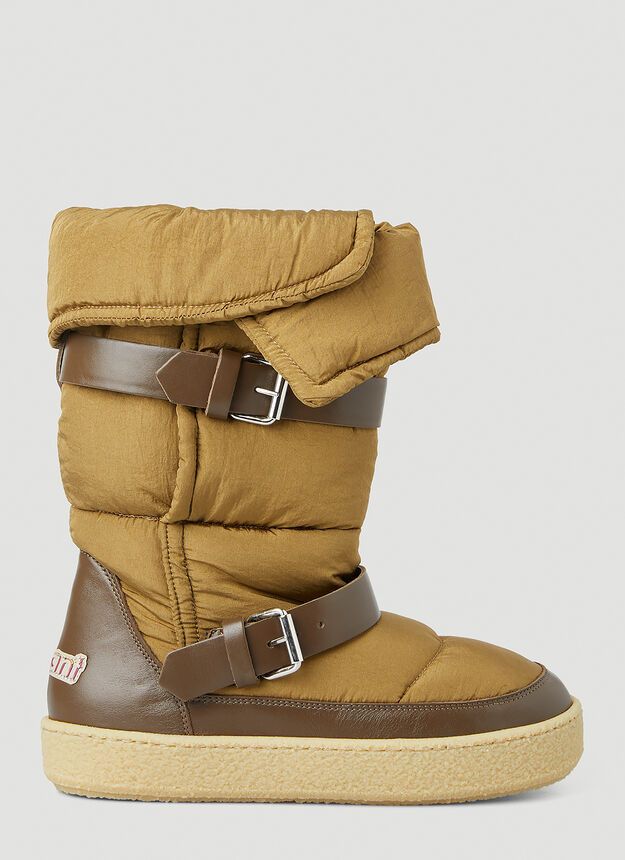 Isabel Marant Zenora Snow Boots in Khaki | Grailed