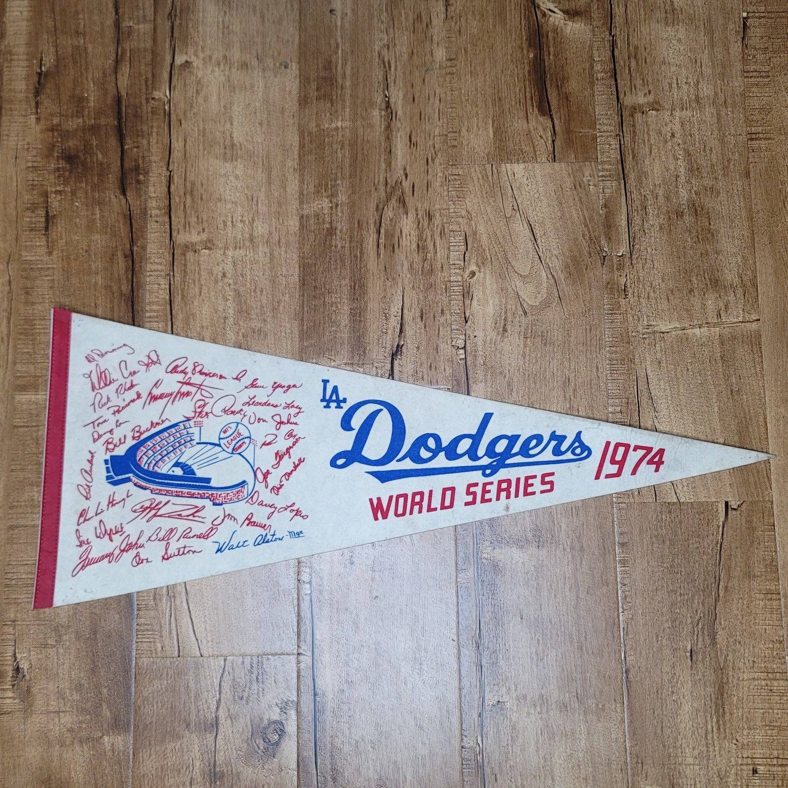 MLB Vtg 1974 Los Angeles Dodgers Pennant MLB | Grailed