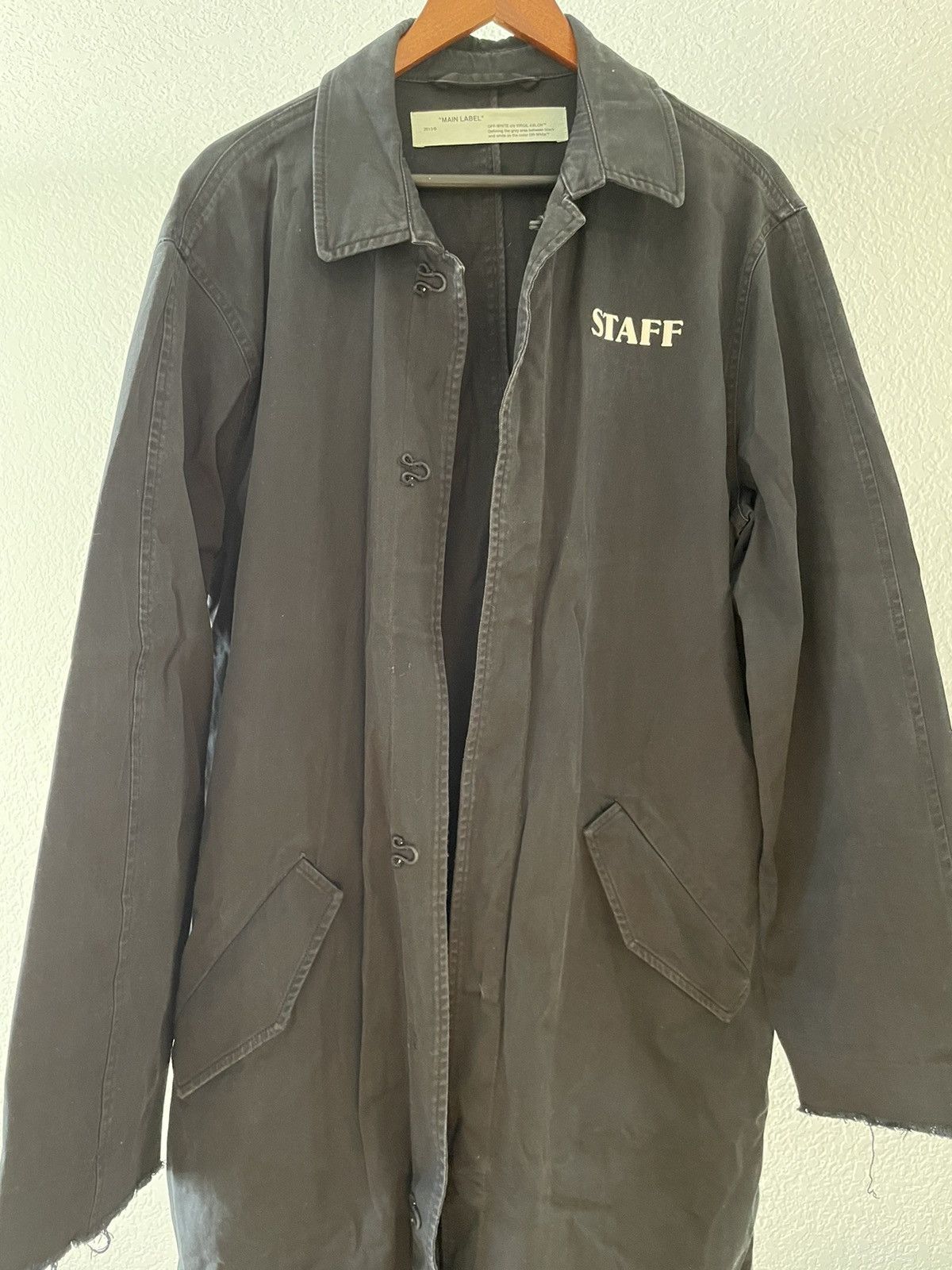 Off-White OFF-WHITE "Staff" Jacket | Grailed