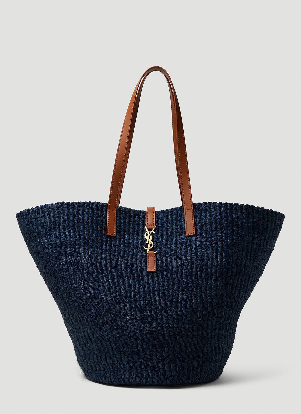 Saint Laurent Paris Panier Medium Tote Bag in Blue | Grailed