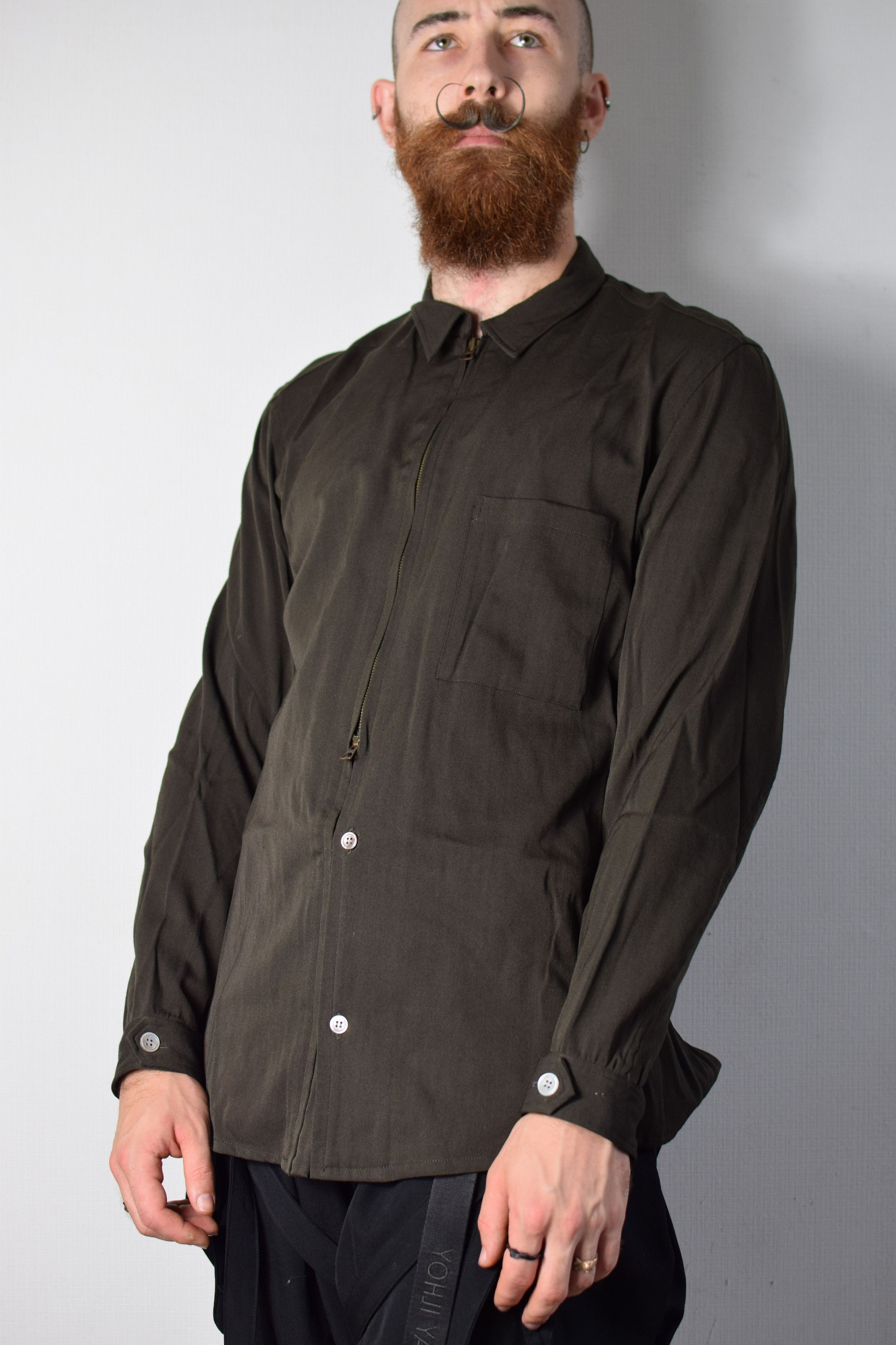 Yohji Yamamoto FINAL DROP - YYPH Archive Zip Shirt | Grailed