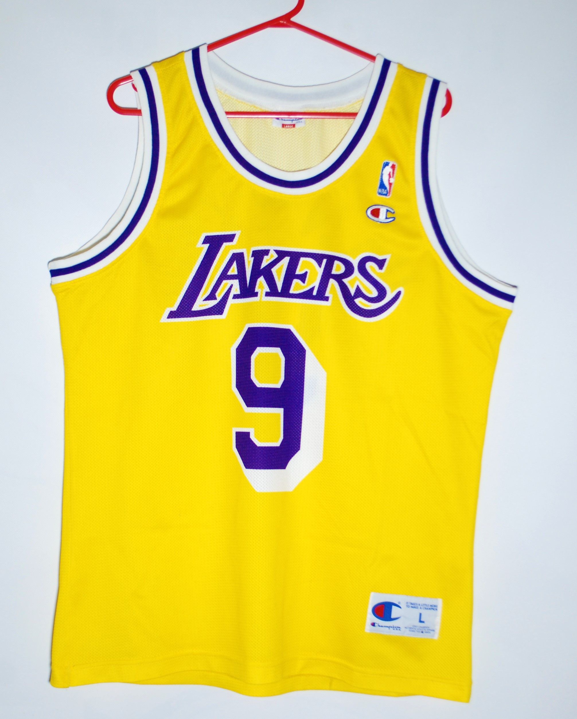 Vintage LOS ANGELES LAKERS 1995 NICK VAN EXEL #9 NBA BASKETBALL | Grailed