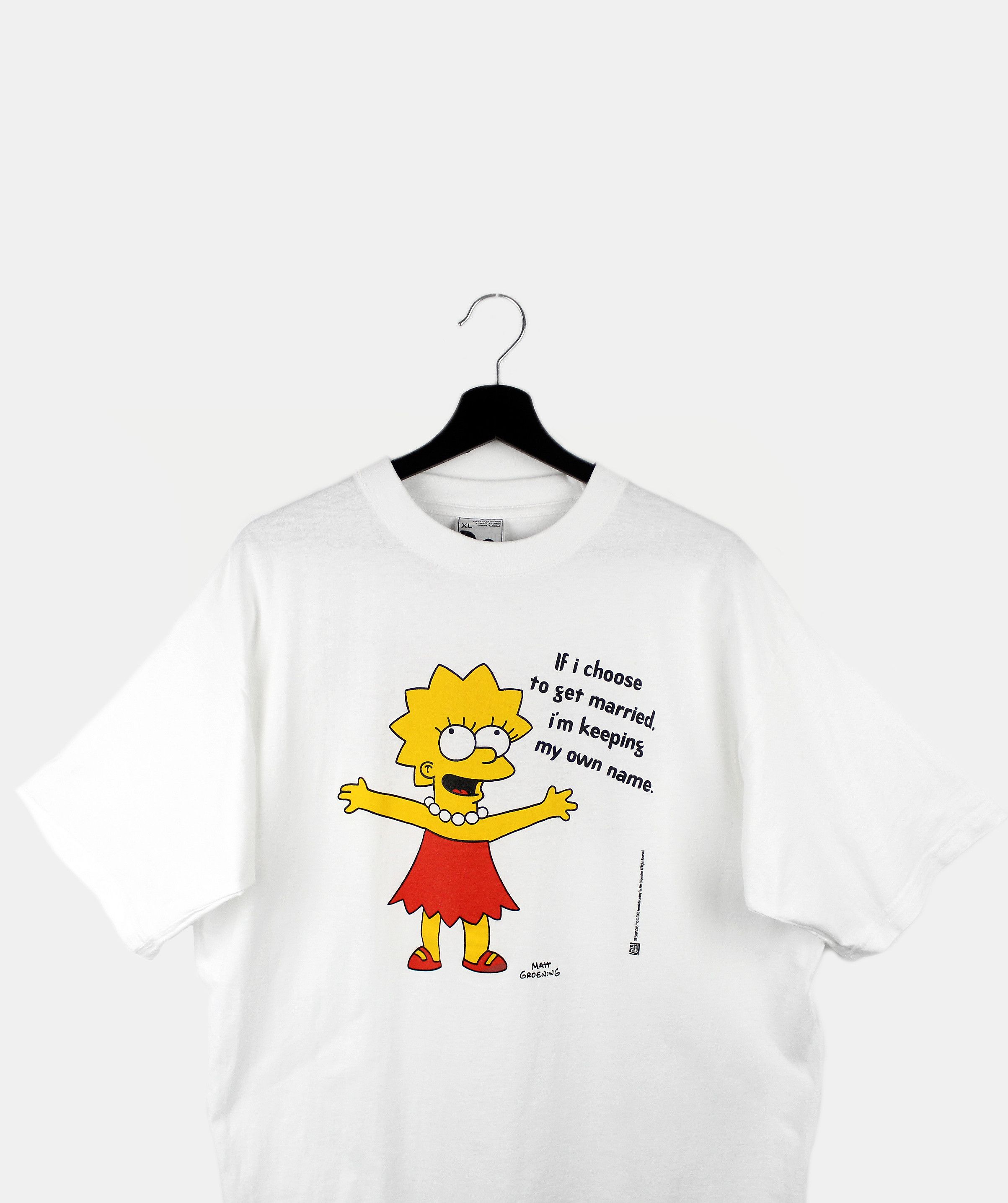 Vintage 2000 Lisa Simpson vintage tubular t-shirt Adler Toma Y2k | Grailed