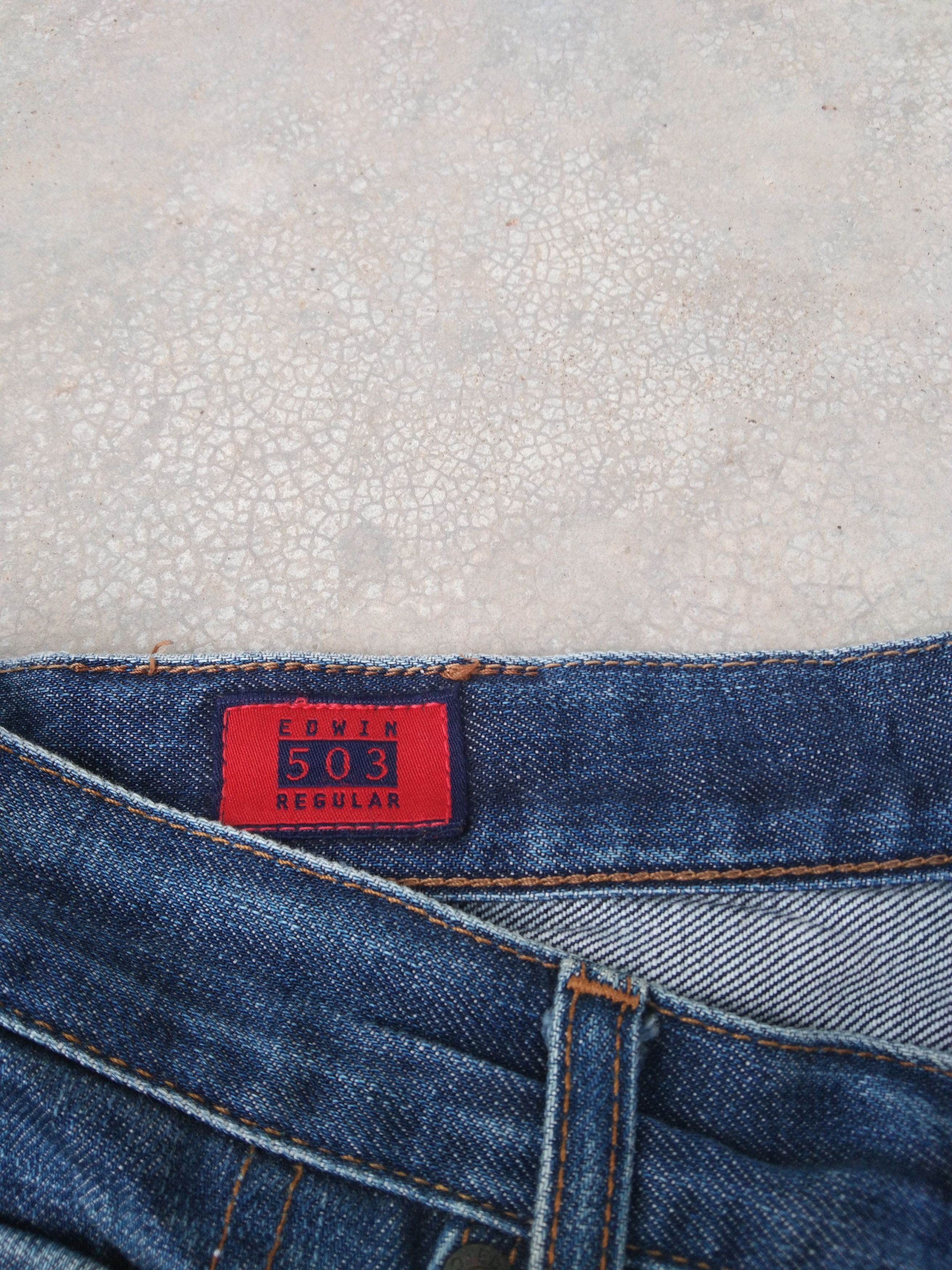 Japanese Brand × Jean × Vintage Vintage Edwin 503 Straight Leg Distressed Jeans 29x29 | Grailed