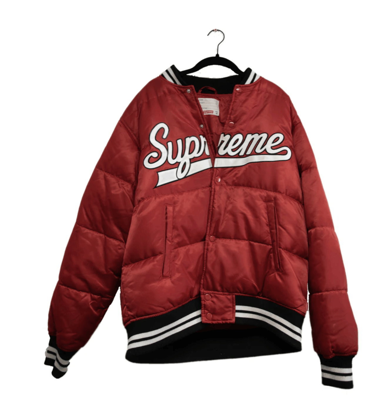 Supreme Red Supreme Varsity Jacket | Grailed