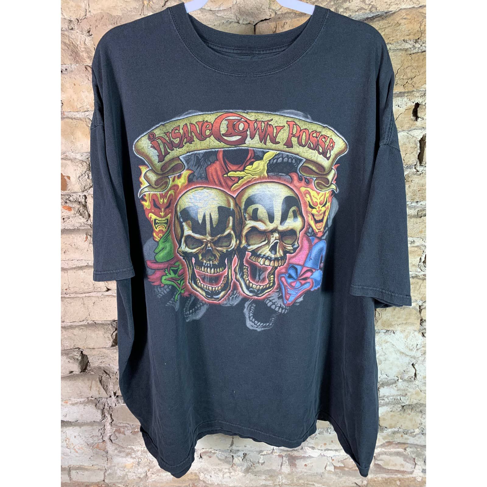 Vintage ICP Insane Clown Posse Band T-Shirt 2XL XXL Tour | Grailed
