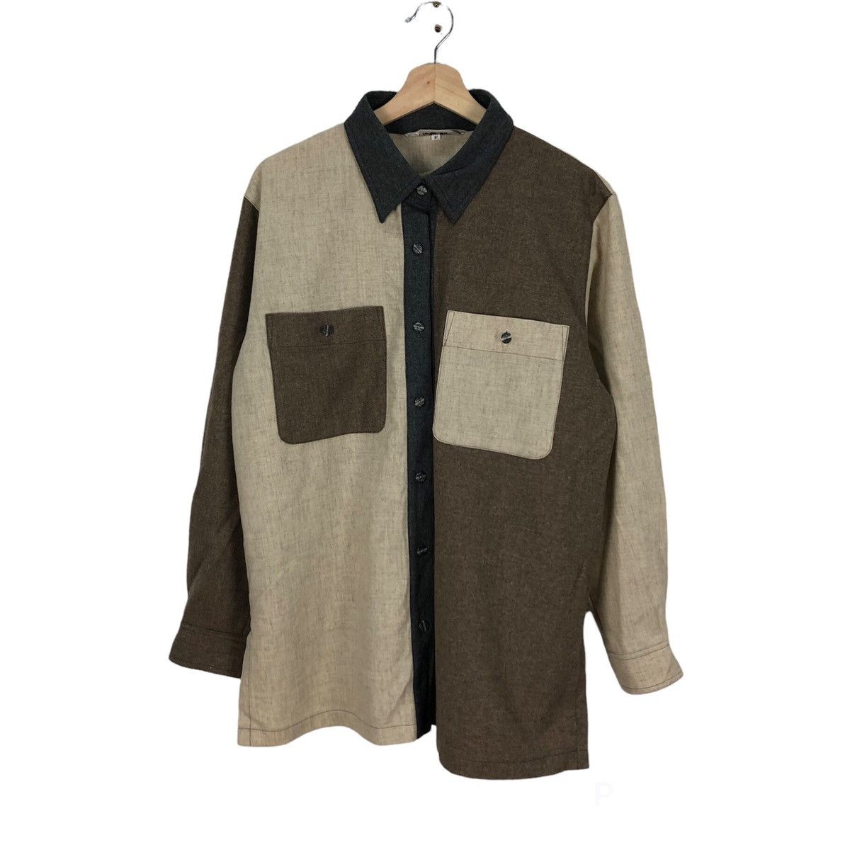 Japanese Brand VINTAGE CHRISTINA ROSSA BUTTON UPS PATCH WORK STYLE ...
