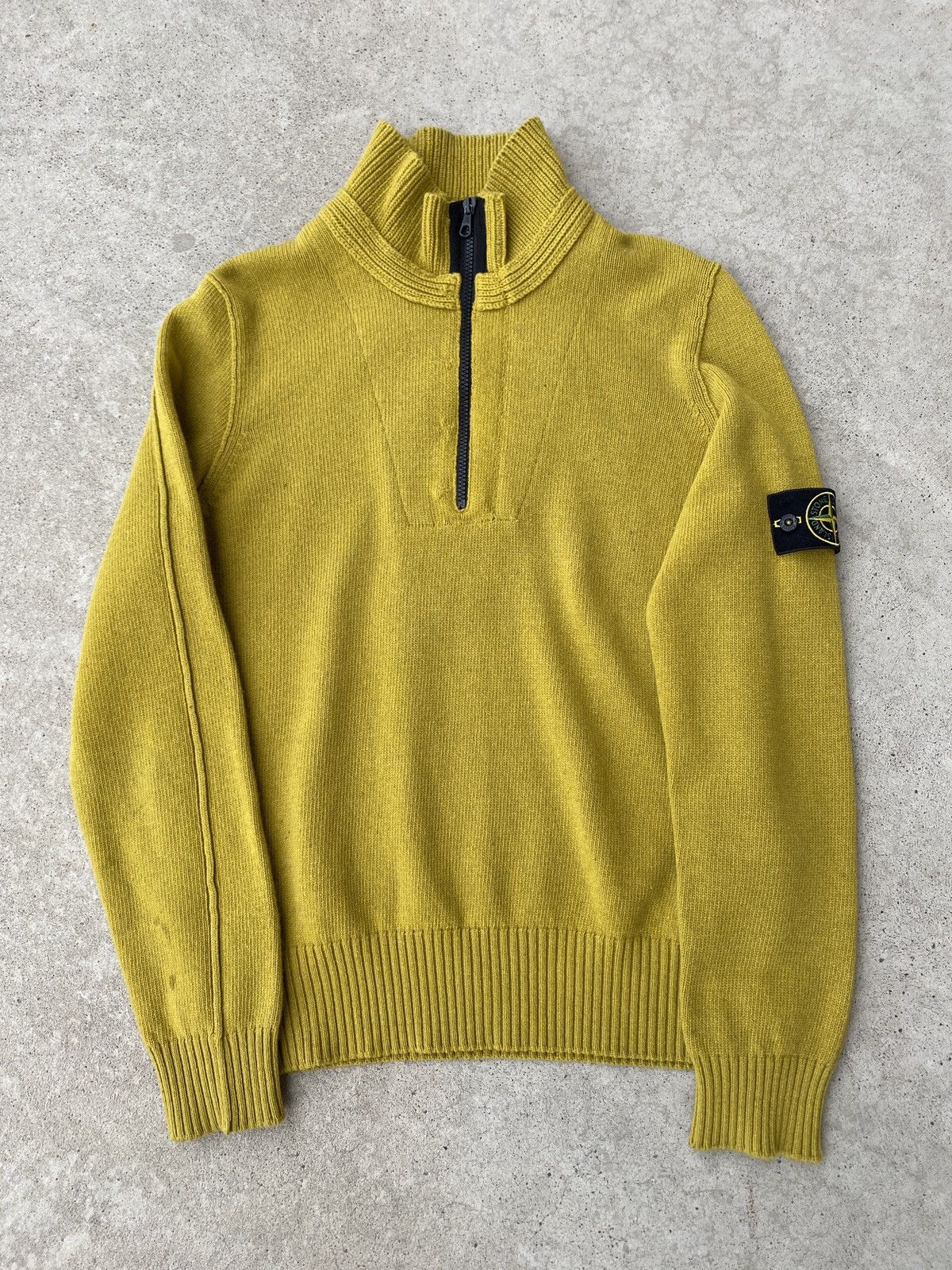Stone Island × Vintage Vintage Stone island wool sweater zip AW09 | Grailed