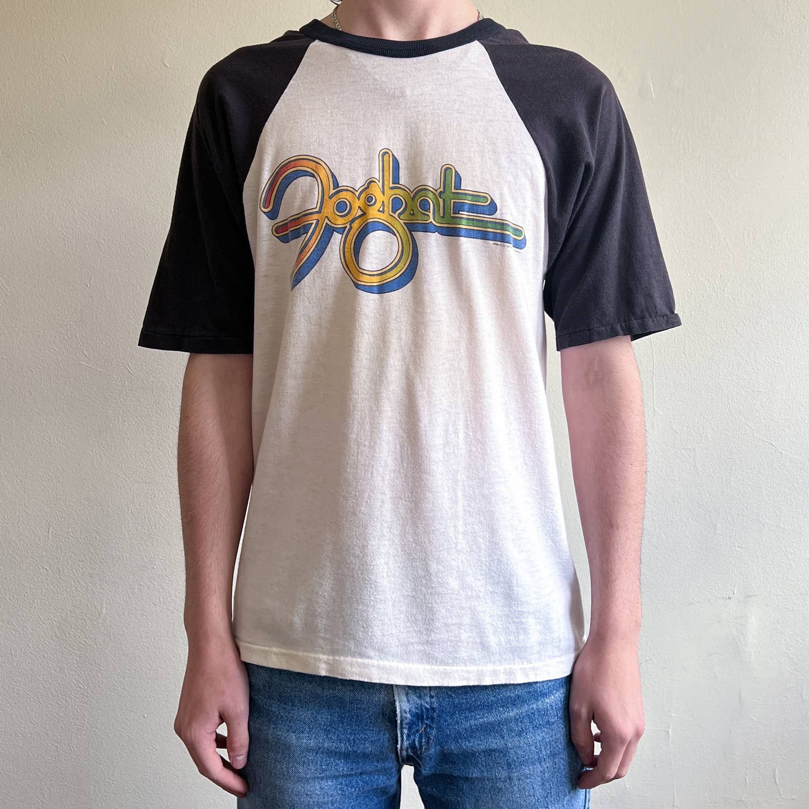 Band Tees × Vintage 80s Foghat in Texas Raglan Vintage T Shirt | Grailed