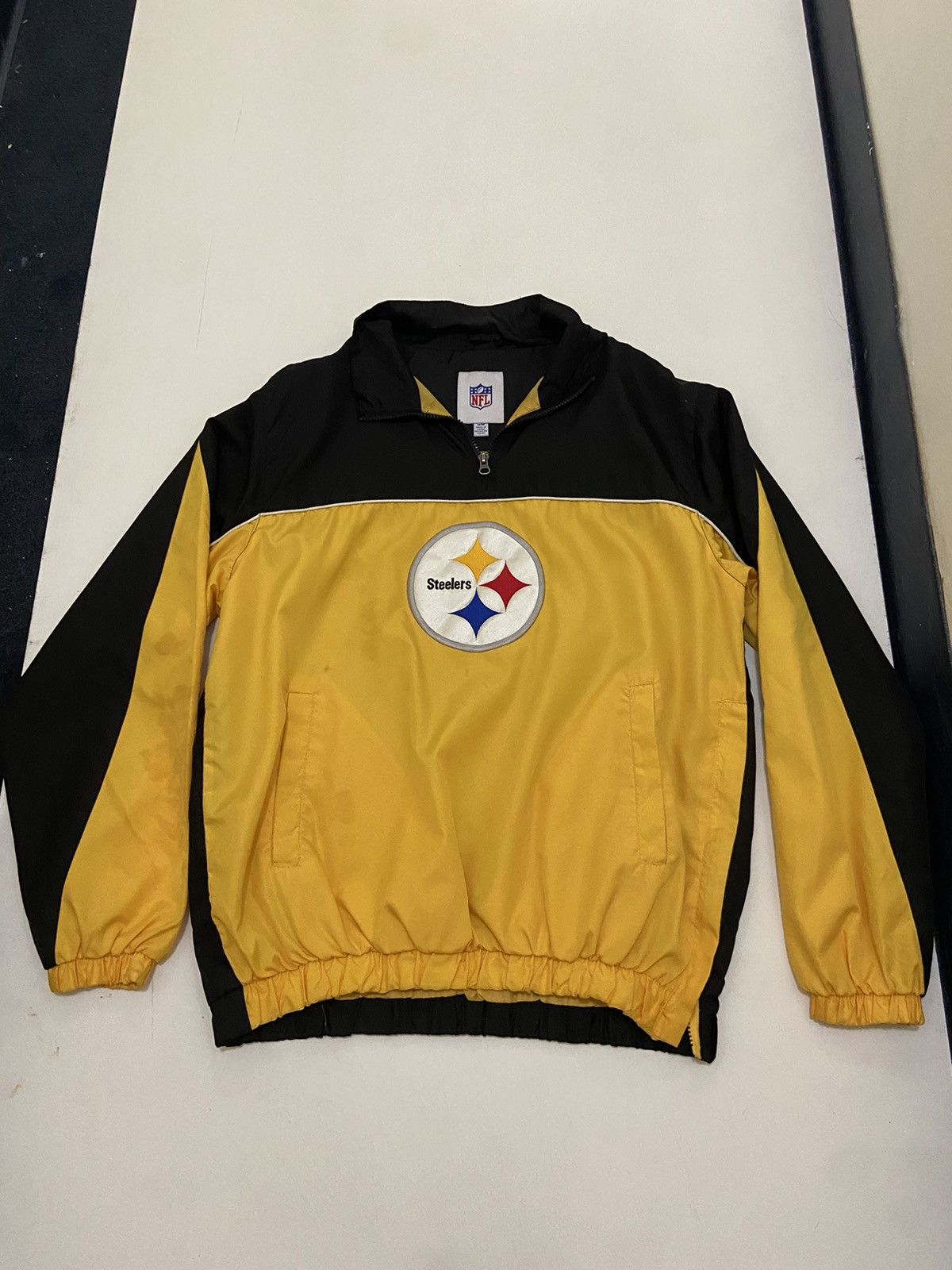 NFL × Streetwear × Vintage Pittsburgh Steelers Embroidered Windbreaker ...