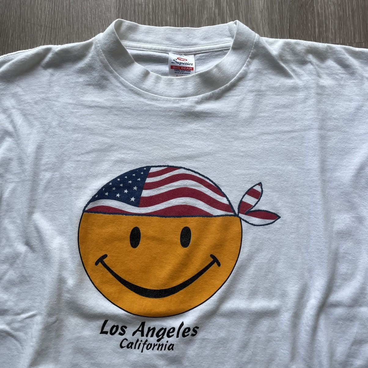 Vintage Vintage Los Angeles LA Smiley Face Tshirt | Grailed