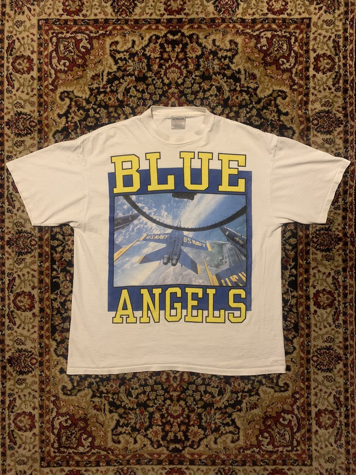 Streetwear × Vintage Vintage Blue Angels Tee | Grailed