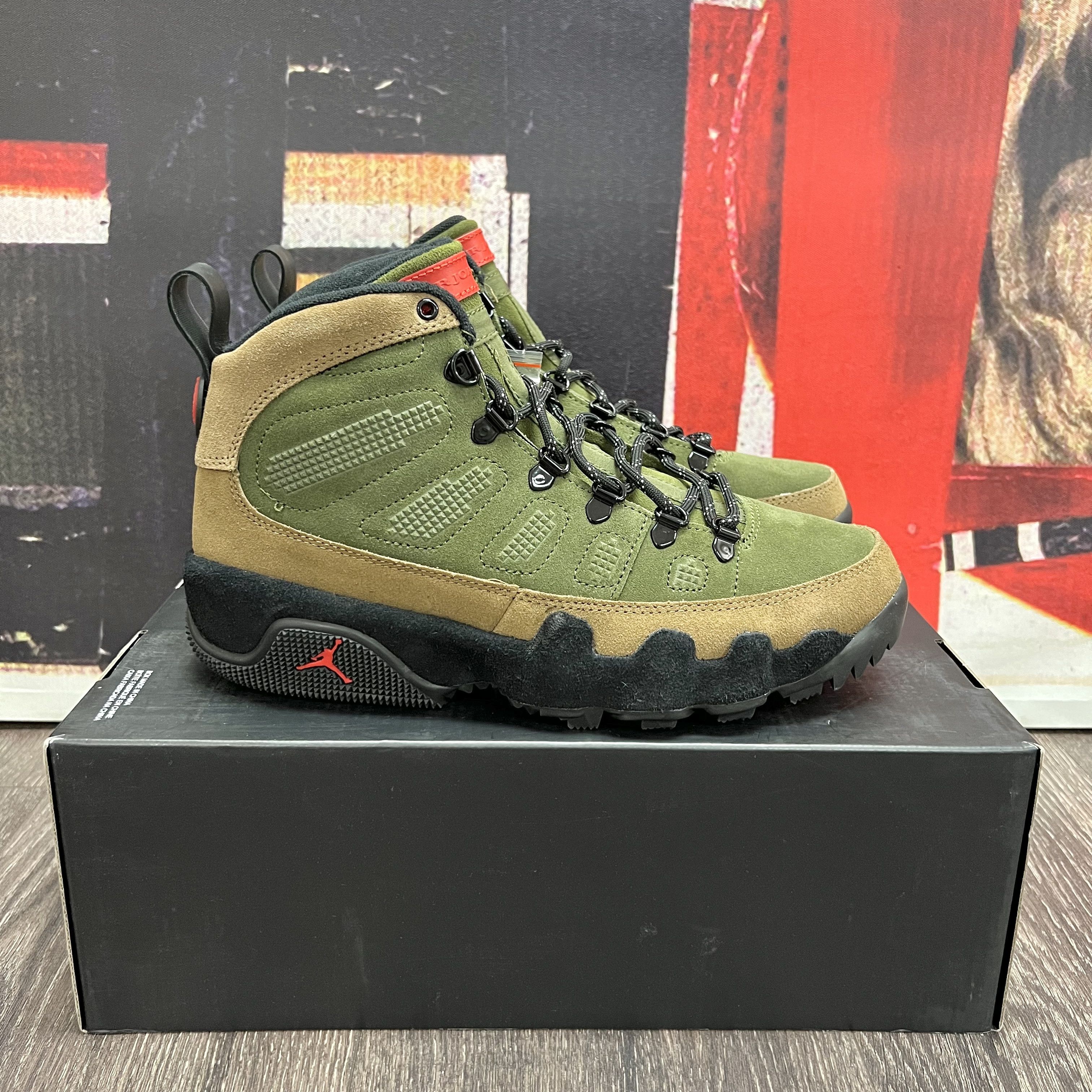 Nike Nike Air Jordan 9 Retro Beef and Broccoli Military Brown | Grailed