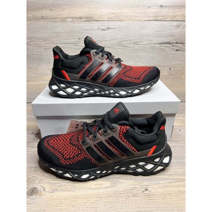 Adidas adidas Ultra Boost Web DNA Mens Size 10 Core Black Vivid Red ...