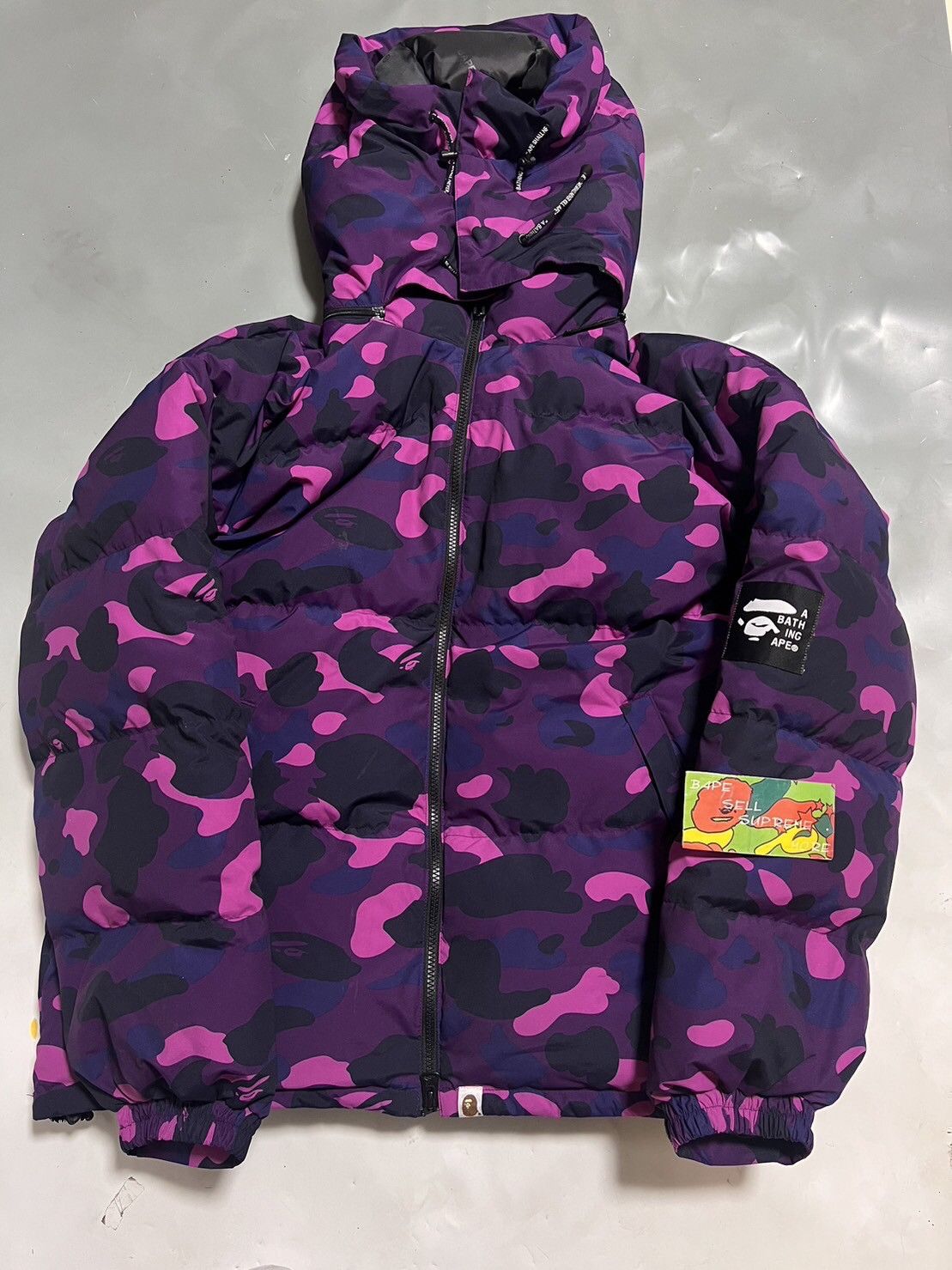 Bape BAPE Puffer jacket wide | Grailed