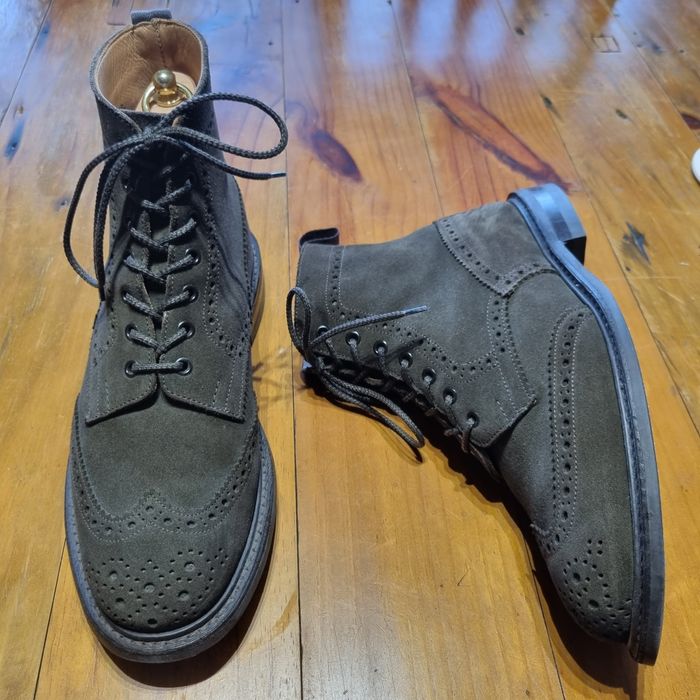 Trickers Tricker’s Stow Country Boots - Earth Ox Reverse Suede. | Grailed