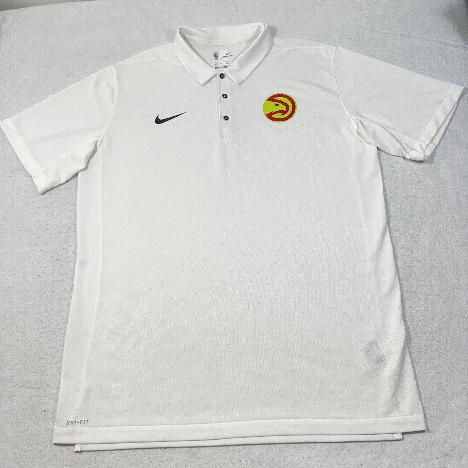 Nike Nike NBA Atlanta Hawks Dri Fit Lightweight Polo Shirt | Grailed