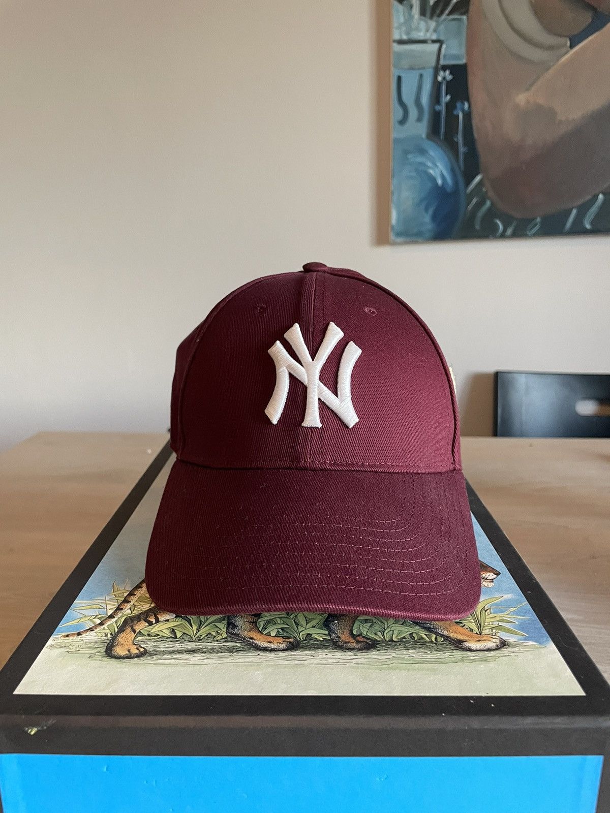 Gucci NY New York Yankees Cap with Butterfly Embroidery | Grailed
